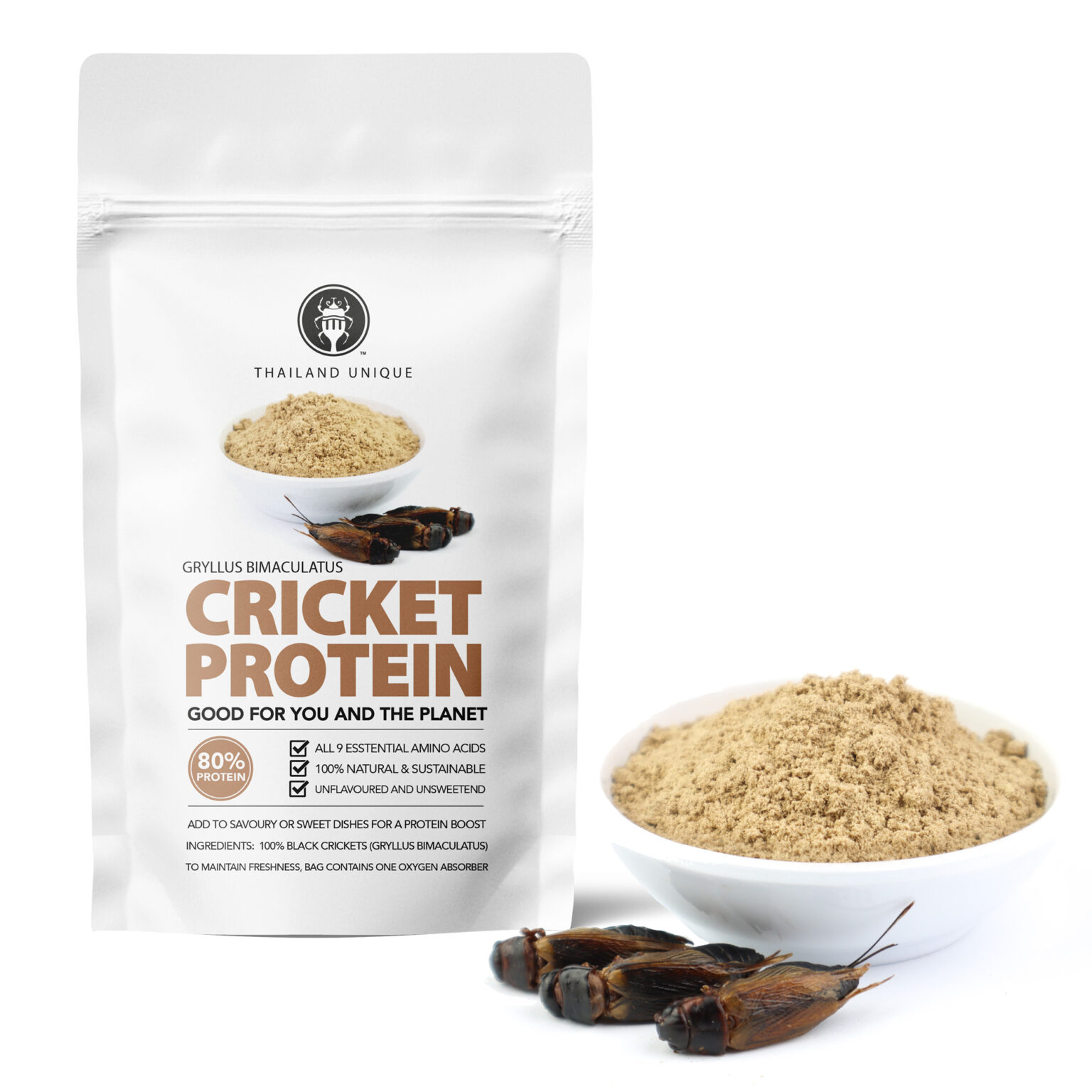 Cricket Powder (Gryllus Bimaculatus) - JR Unique Foods Ltd