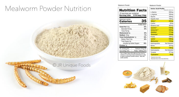 Mealworm Protein Powder - JR Unique Foods Ltd